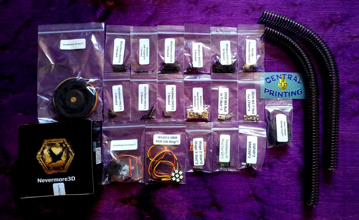 Nevermore StealthMax V2 Hardware Kit – MandalaRoseWorks